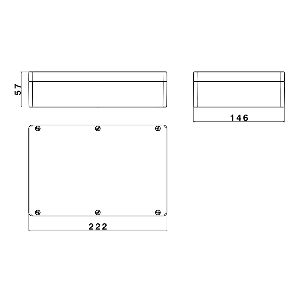 Caixa Patola PBR220–com vedação p/ Projetos Eletrônicos-IP67 - patolastore